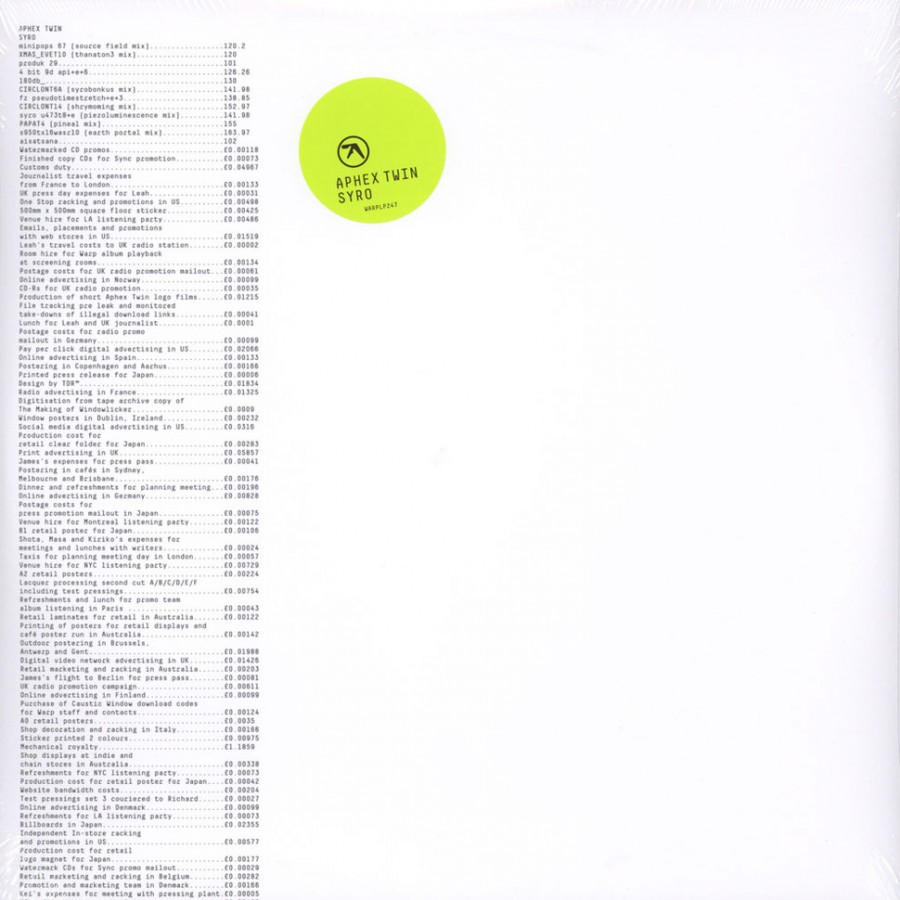Aphex Twin - Syro (Vinyl) - 0801061024710